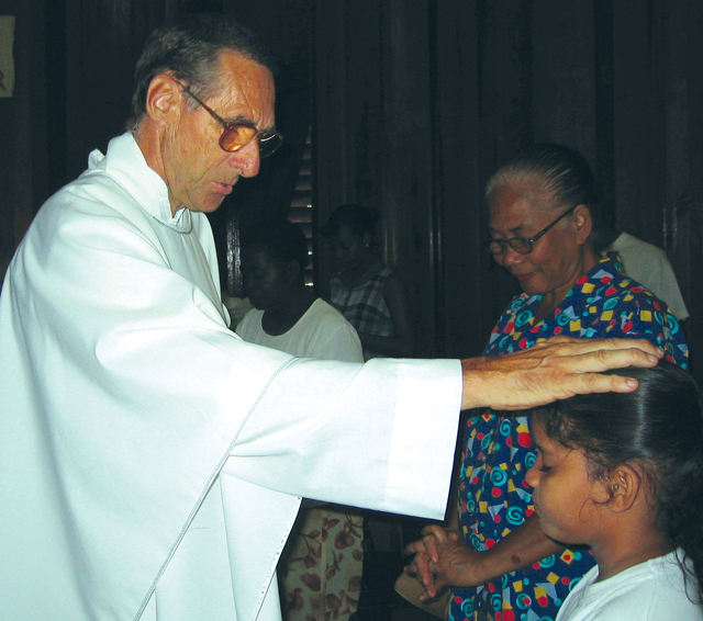 The real mystery of what keeps Fr. Russ Sampson going, he says, is ...